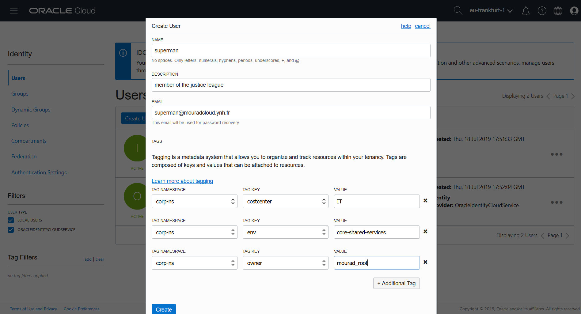How to OCI : Step 1.1 – Governance – Tenancy admin – – EasyYouCloud